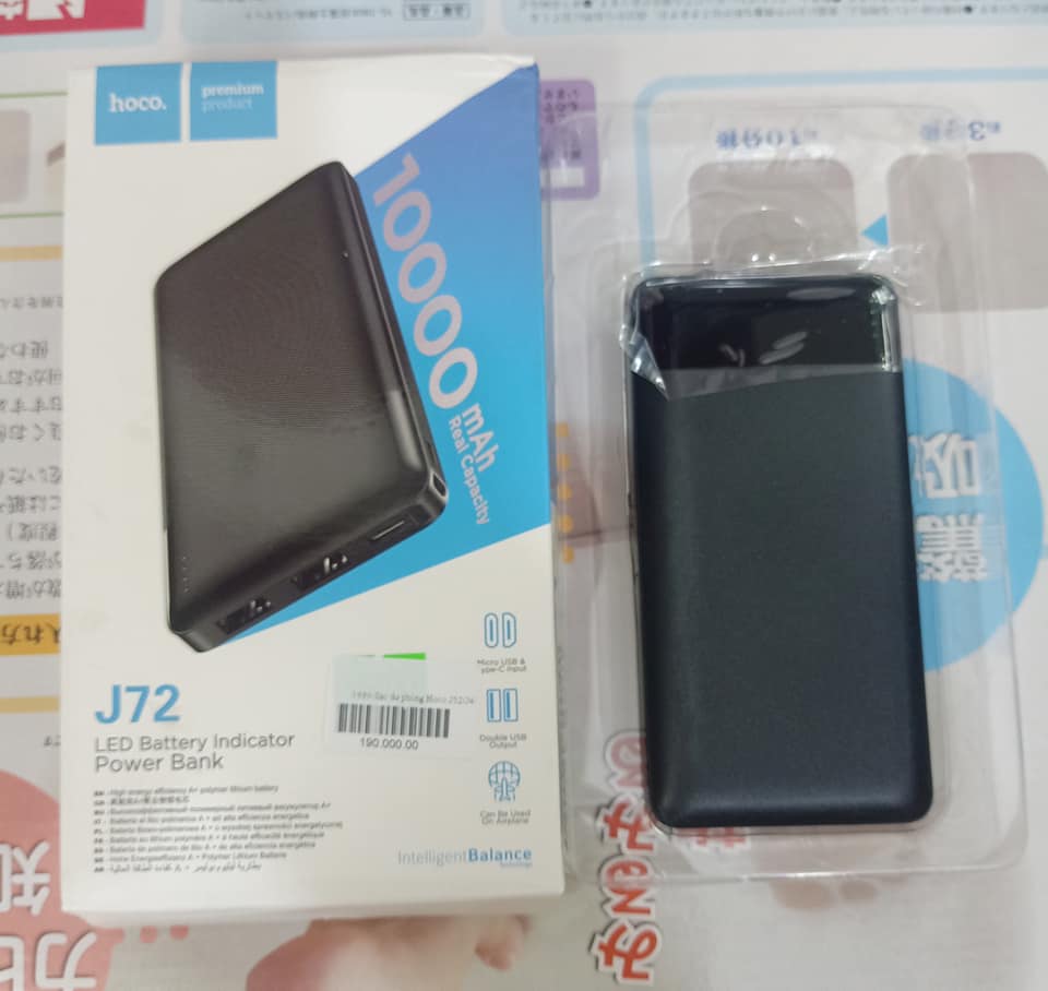 Pin sạc dự phòng Hoco J72(10.000mah)